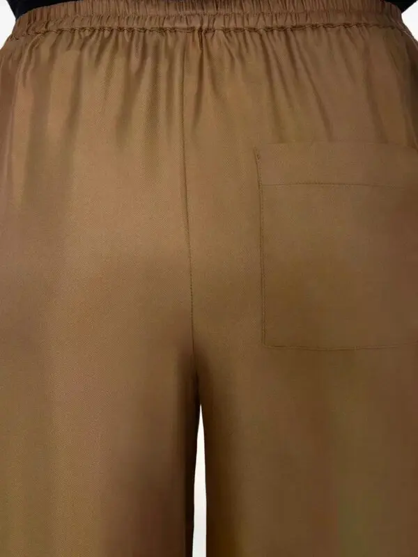 Loulou De Saison Elasticated-waistband Trousers - Brown