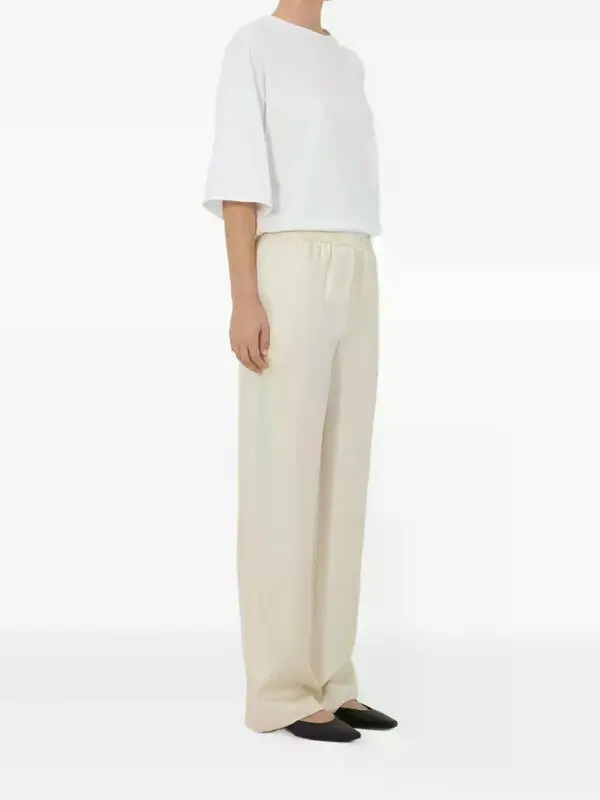 Loulou De Saison Elasticated-waistband Trousers - Neutrals