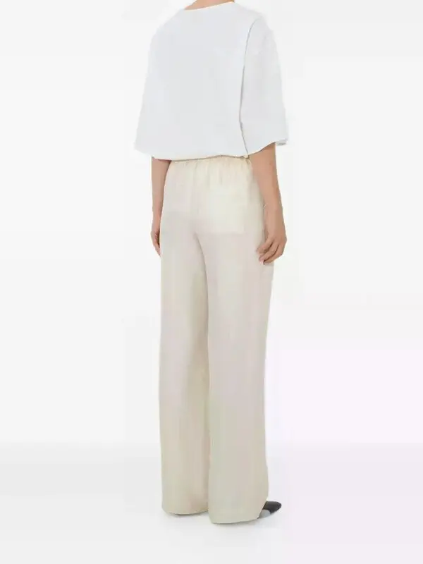 Loulou De Saison Elasticated-waistband Trousers - Neutrals