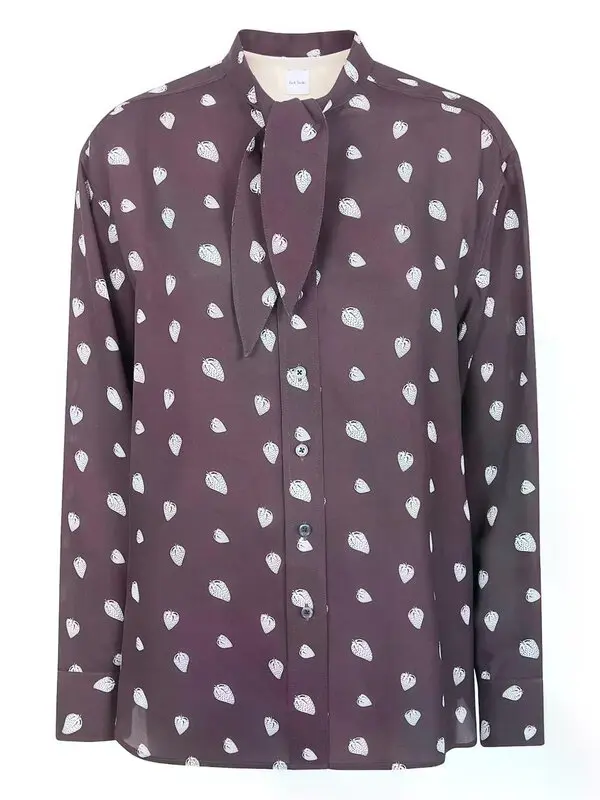 Paul Smith Strawberry-print Tie Shirt