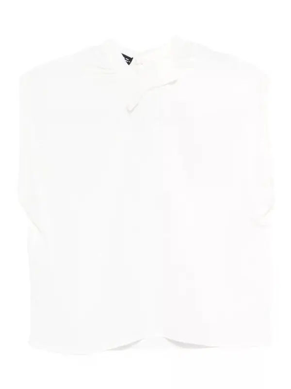 DRHOPE Bow Detail Shirt - White