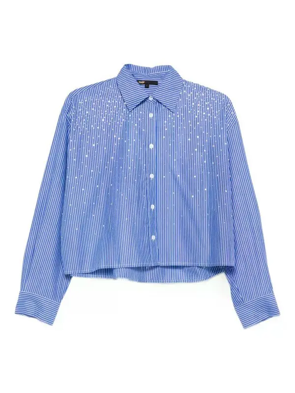 Maje Striped Beaded Shirt