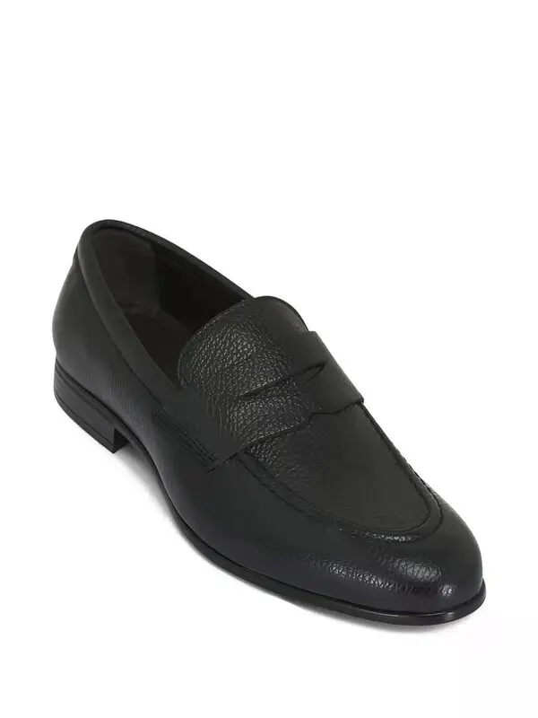 G. BROWN SHOES Grain Leather Loafers