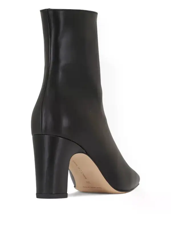 Manolo Blahnik Square-toe Boots - Black