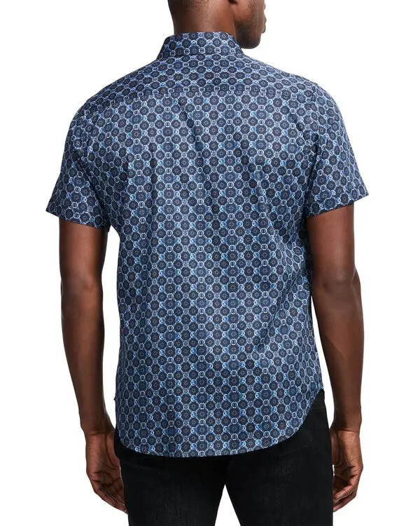 Robert Graham Bramston Medallion Short Sleeve Woven Shirt