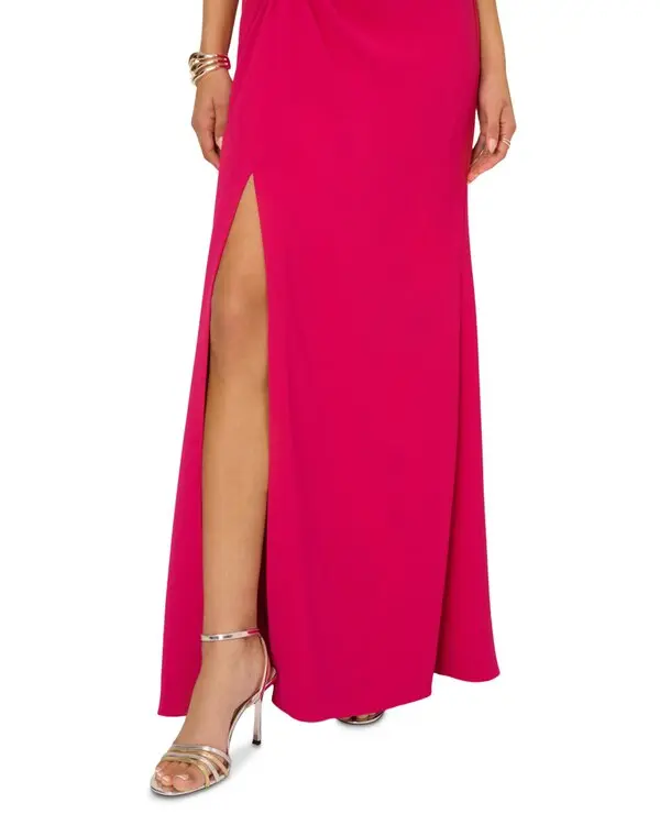 Adrianna Papell Crepe Bi Stretch Dress