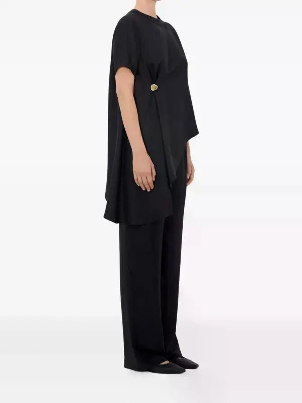 Loulou De Saison Madea Asymmetric Top - Black