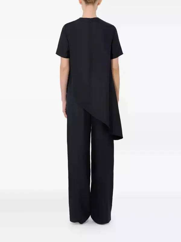 Loulou De Saison Madea Asymmetric Top - Black