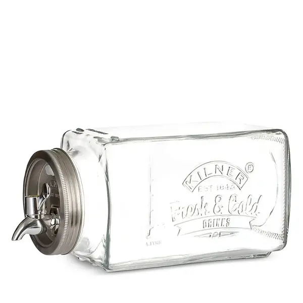 KILNER Glass Fridge Dispenser, 102 Oz