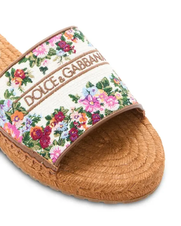 Dolce & Gabbana Espadrille Slides