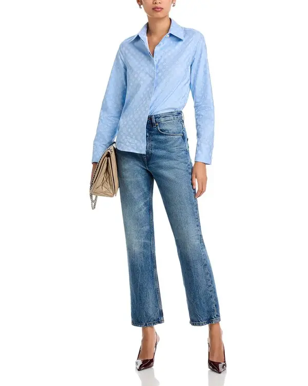 Casablanca Monogram Shirt - Blue Monogram