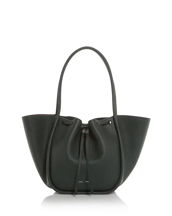 Proenza Schouler Large Ruched Leather Tote - Bottle