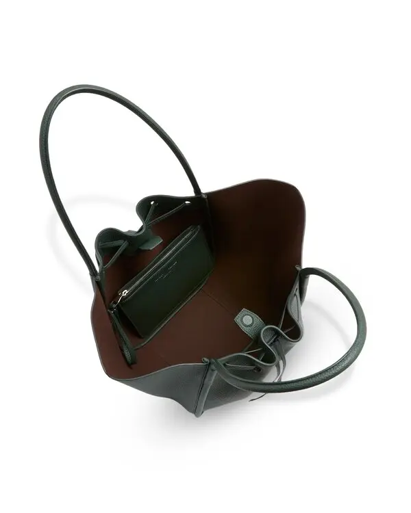Proenza Schouler Large Ruched Leather Tote - Bottle