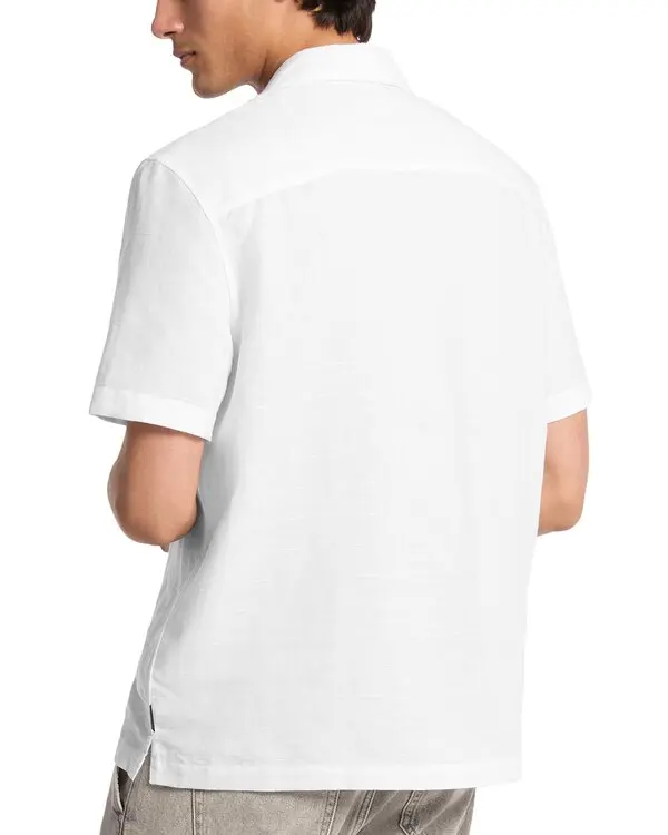 Michael Kors Relaxed Fit Camp Shirt - White
