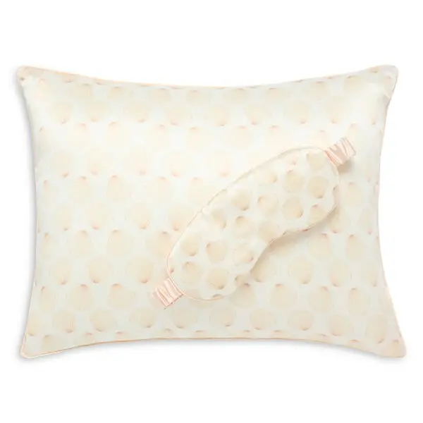 Gingerlily X Memo Press Seashells Silk Travel Pillow