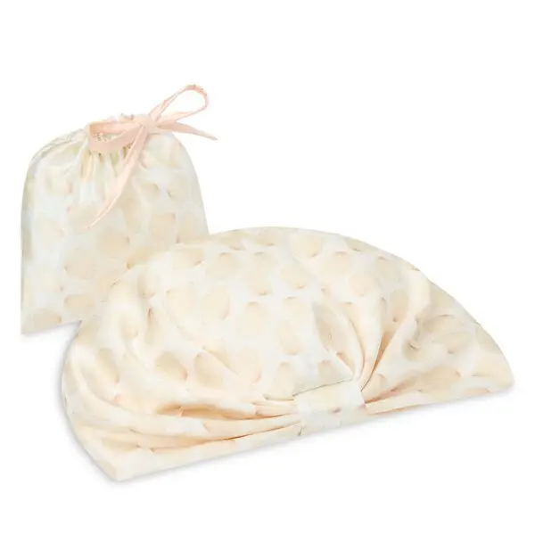 Gingerlily X Memo Press Silk Hair Wrap - Seashell