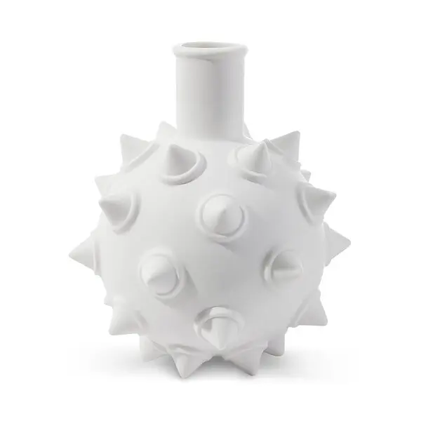Jonathan Adler Charade Studded Bud Vase - White