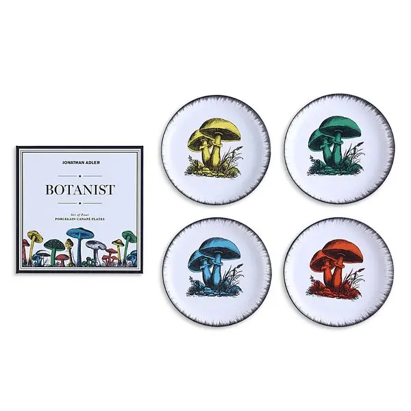 Jonathan Adler Canape Plates, Set Of 4 - No Color