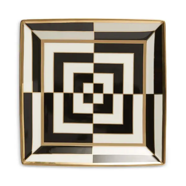 Jonathan Adler Op Art Square Serving Tray - No Color