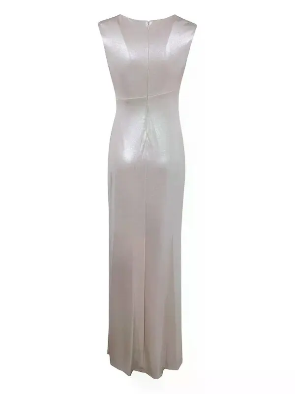 Ralph Lauren Ruched Embellished Dress - Neutrals