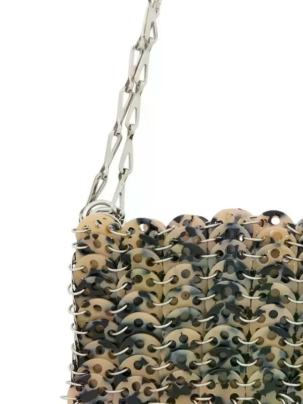 Rabanne Disc-chain Shoulder Bag - Neutrals