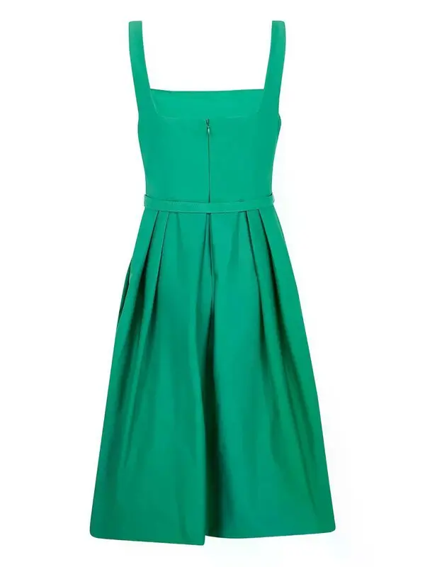Ralph Lauren Pleated Belted Dress