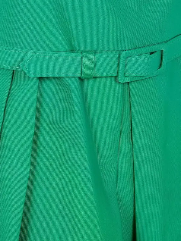 Ralph Lauren Pleated Belted Dress