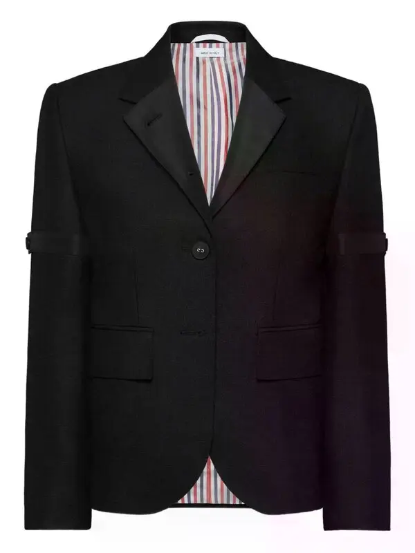 Thom Browne Button Blazer - Black