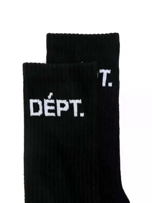 GALLERY DEPT. Logo Socks - Black