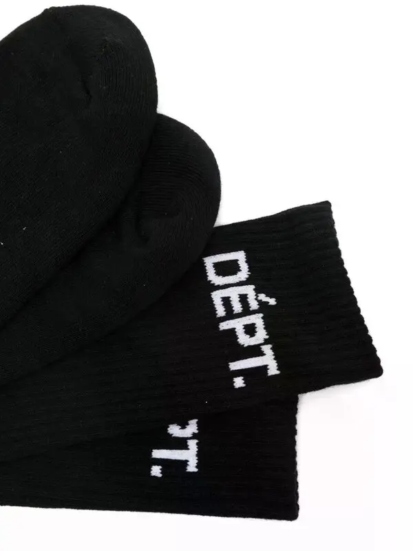 GALLERY DEPT. Logo Socks - Black