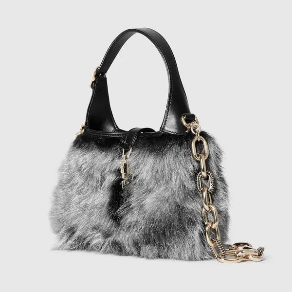 Gucci Jackie 1961 Shearling Bag