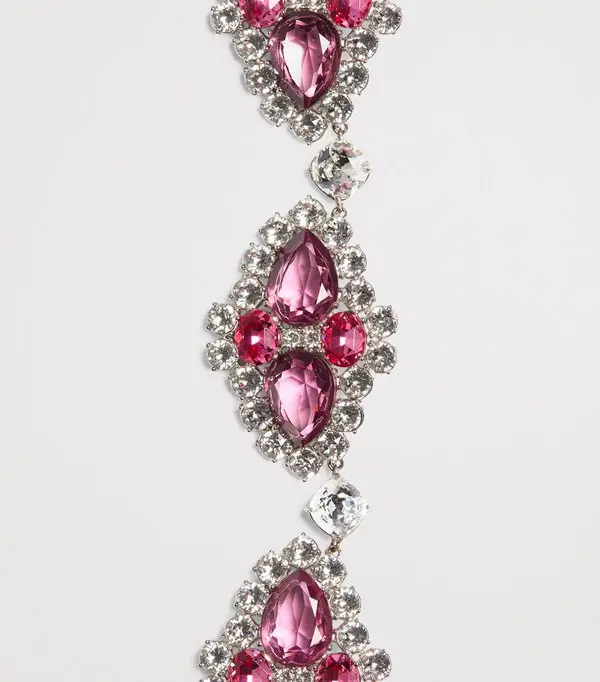 Valentino Garavani Crystal Necklace - Silver