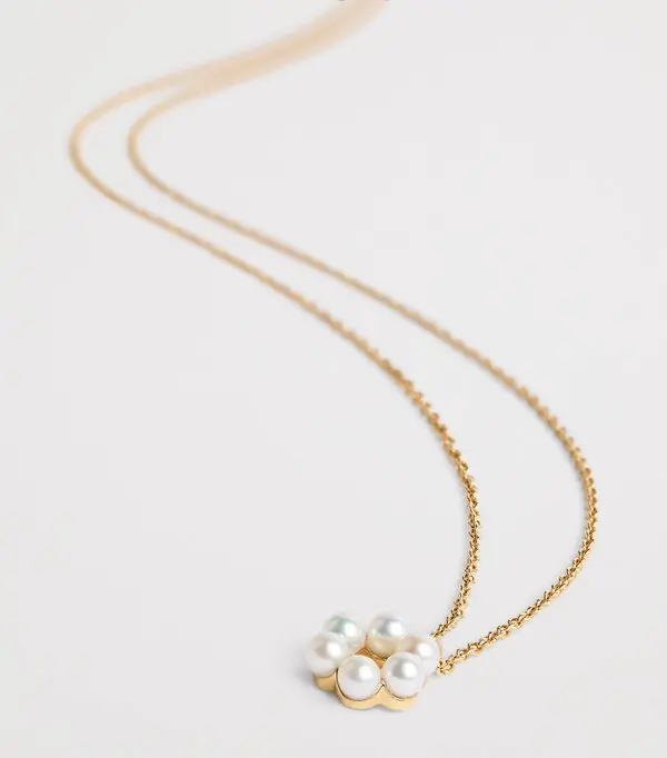 Sophie Bille Brahe Starry Night Luna Perle Necklace - Gold