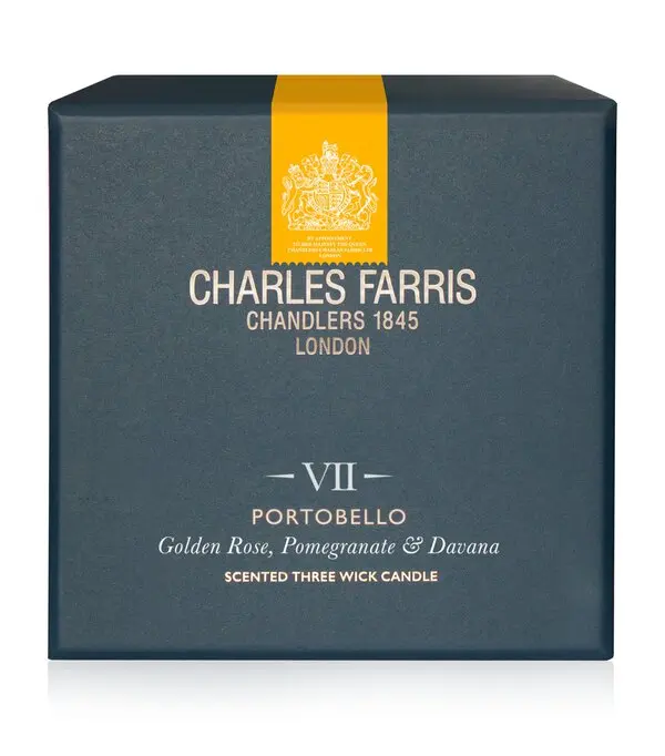 CHARLES FARRIS Portobello Vii Scented Candle - Blue