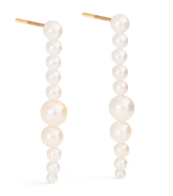 Sophie Bille Brahe Sienna Moon Earrings - Gold