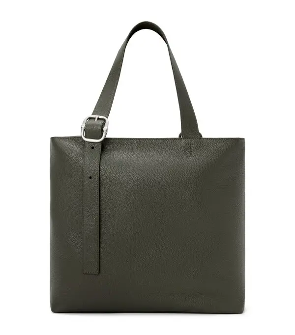 Loewe Grained Calfskin Loop Tote Bag - Green