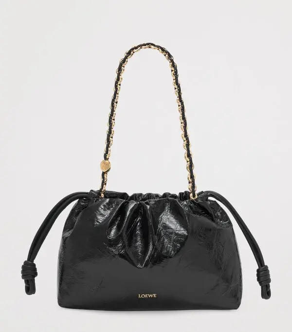 Loewe Medium Flamenco Clutch - Black