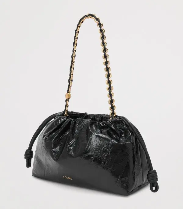 Loewe Medium Flamenco Clutch - Black