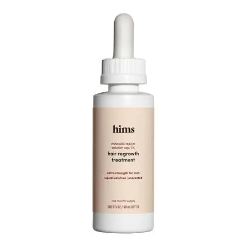 HIMS & HERS Extra Strength Hair Regrowth Solution 5% Topical Minoxidil Treatment - Beige