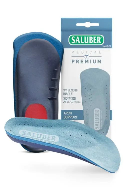 SALUBER Three Quarter Length Orthotic Insole - Blue