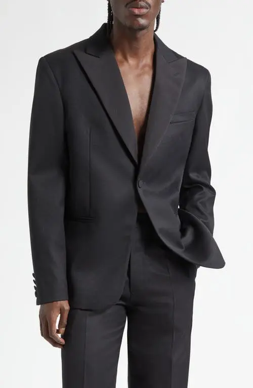 JW Anderson Peak Lapel Wool Tuxedo Jacket