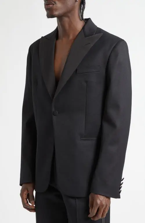 JW Anderson Peak Lapel Wool Tuxedo Jacket
