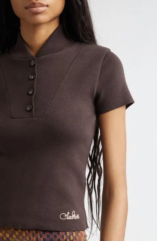 SIEDRES Mollie Embroidered Logo Cotton Polo