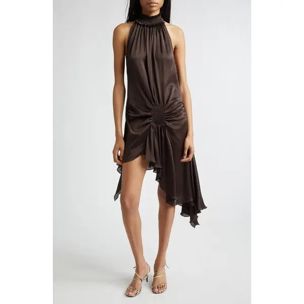 SIEDRES Toni Asymmetric Halterneck Dress