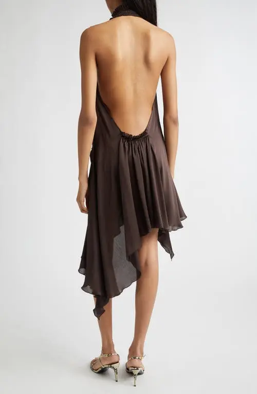 SIEDRES Toni Asymmetric Halterneck Dress