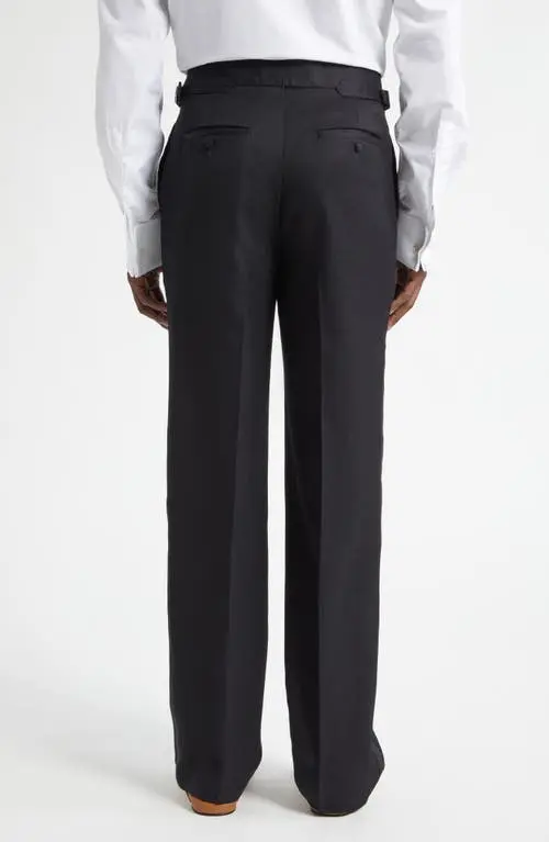 JW Anderson Pleated Wool Tuxedo Pants