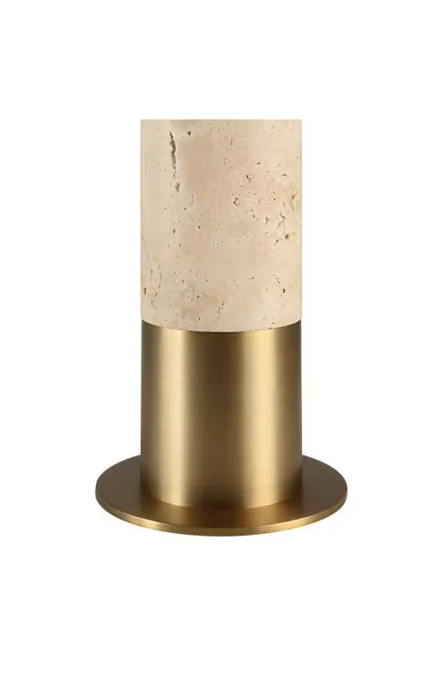 RENWIL Amadora Travertine Table Lamp