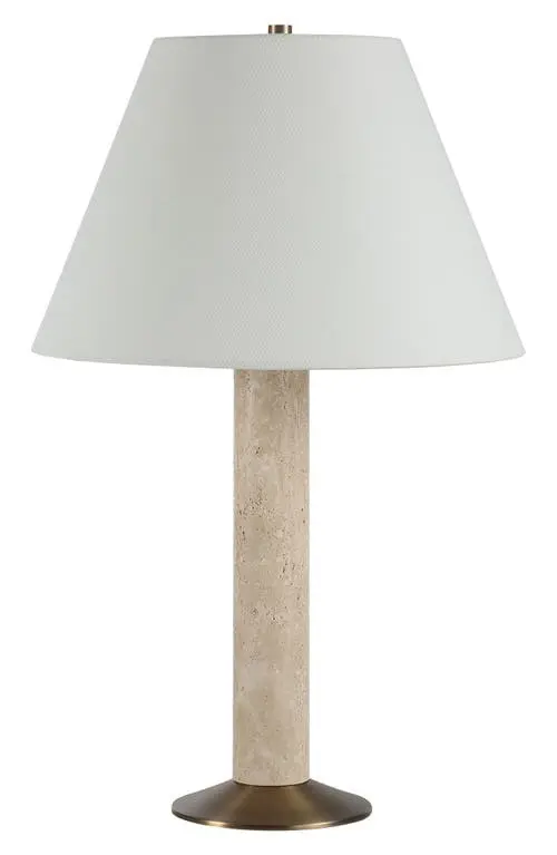 RENWIL Tamara Travertine Table Lamp - No Color