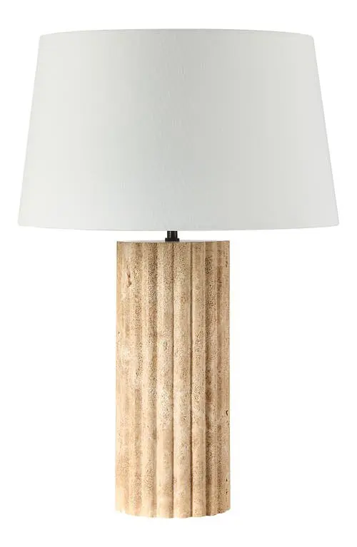 RENWIL Milena Travertine Table Lamp - No Color