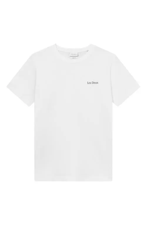 LES DEUX Brady Flower Market Organic Cotton Graphic T-shirt